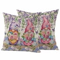 Blue Purple Gnomes Outdoor Pillow Covers 18"x18" Set of 2,Waterproof ...