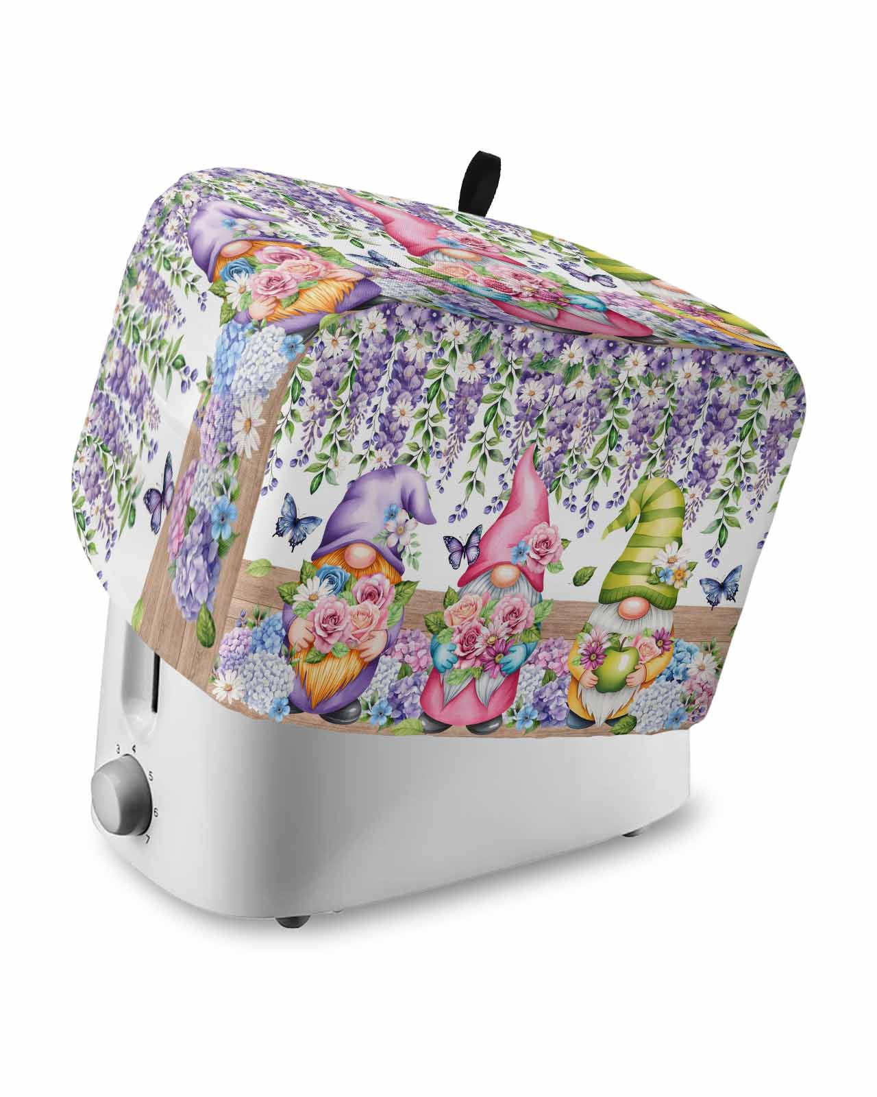 Blue Purple Gnomes Small Toaster Cover 2 Slice, Kitchen Appliance ...