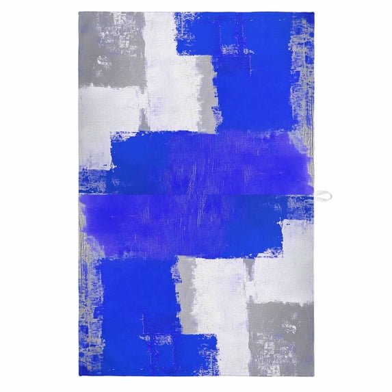 Blue Purple Grey 1 Pack Kitchen Towel, Water Absorbent Dish Towel ...