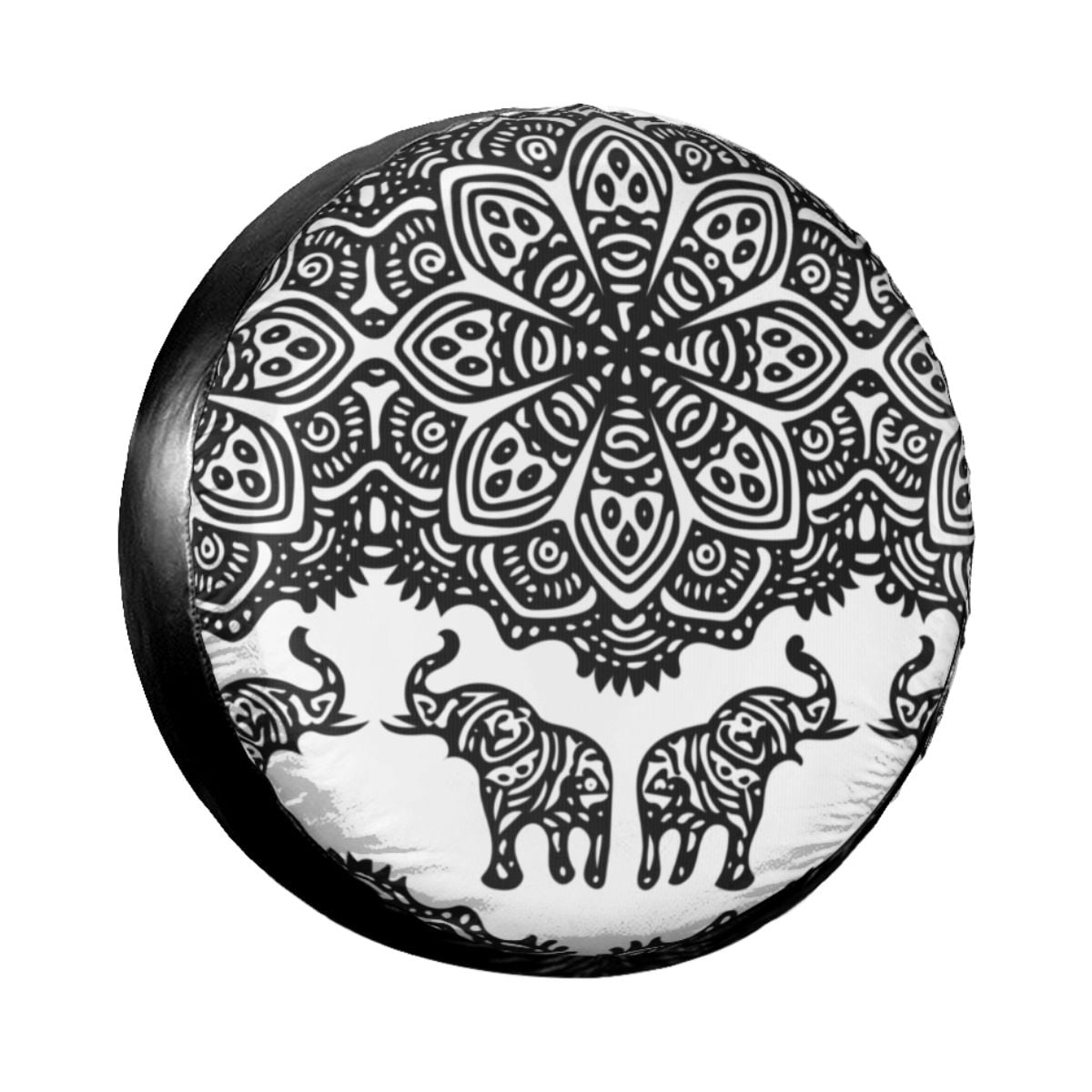 Blue Purple Mandala Boho Spare Tire Cover Universal Sunscreen ...