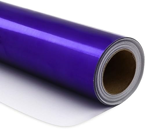 Blue Purple Metallic Wrapping Paper - Solid Color Matte Paper Perfect ...