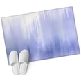 Blue Purple Ombre Bathroom Rug Washable 2x3 Entryway Rug Non Slip ...