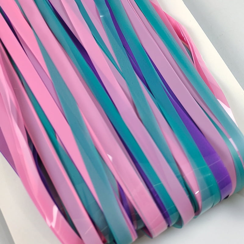 Blue Purple Pink Background Flower Party Decorations Tassel Birthday ...