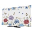 Blue Purple Red Hydrangea TV Cover for 50 Inch Screen,Stretch Fabric ...