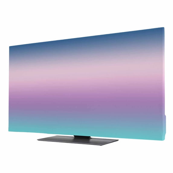 Blue Purple TV Dust Cover 40 Inch, Pink Teal Gradient Computer Monitor ...