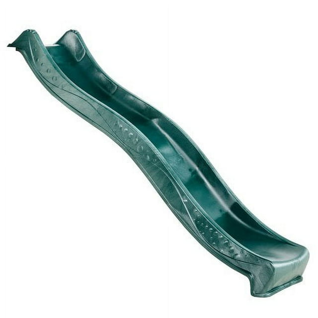 Blue Rabbit Play Outdoor Wavy Kids Slide, 8 Feet, Green - Walmart.com