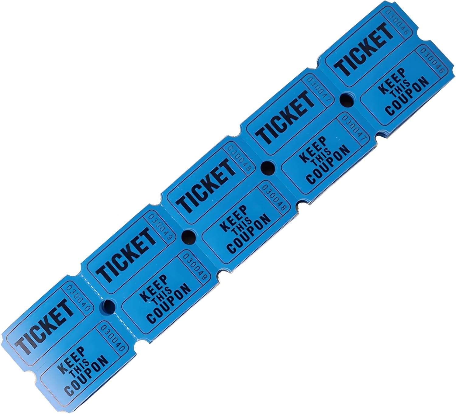 AB Max Blue Raffle Tickets - 50/50 Double Tickets 200 Pieces - Walmart.com