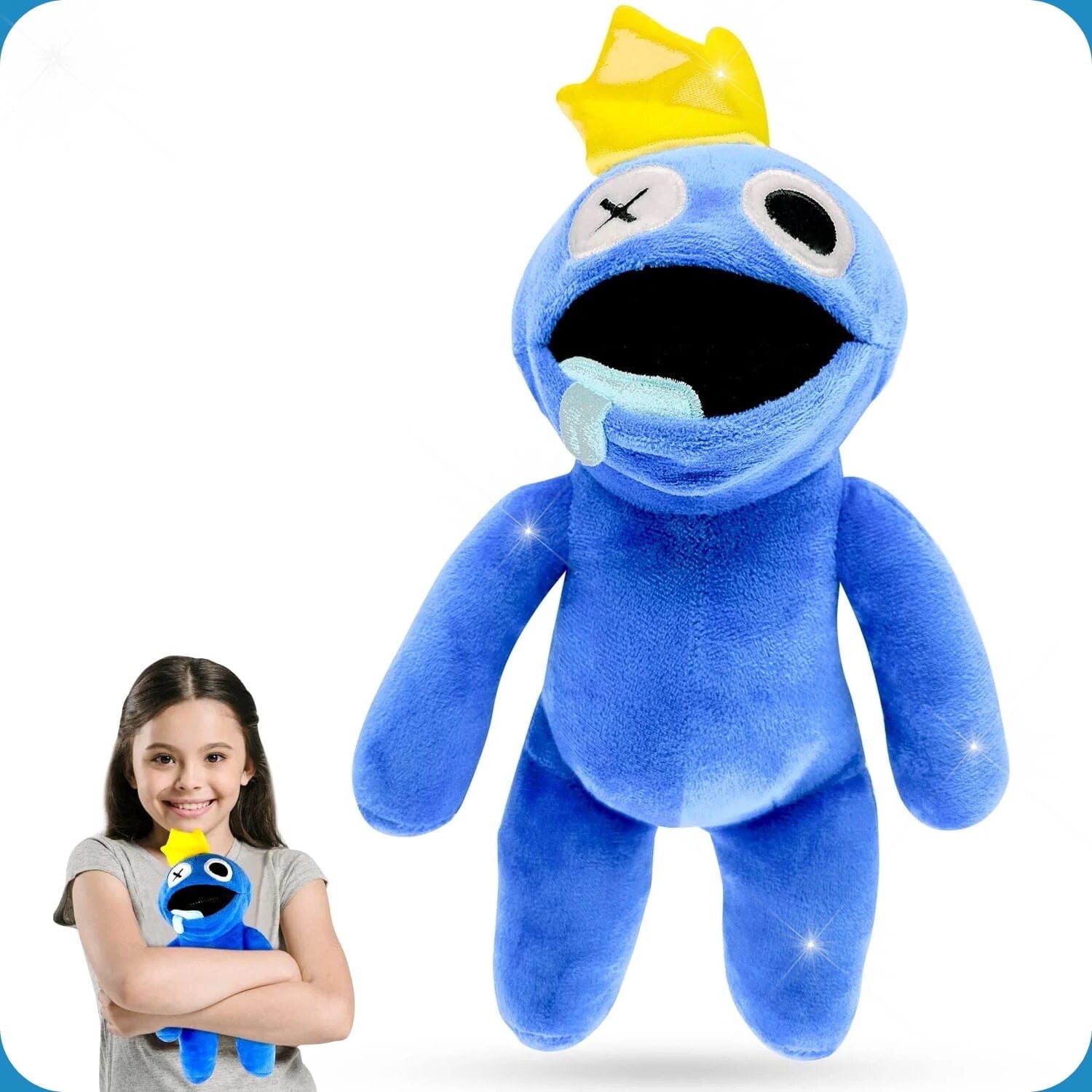 Blue Rainbow Friends Plush – 12" Soft Figure for Fans, Kids ...