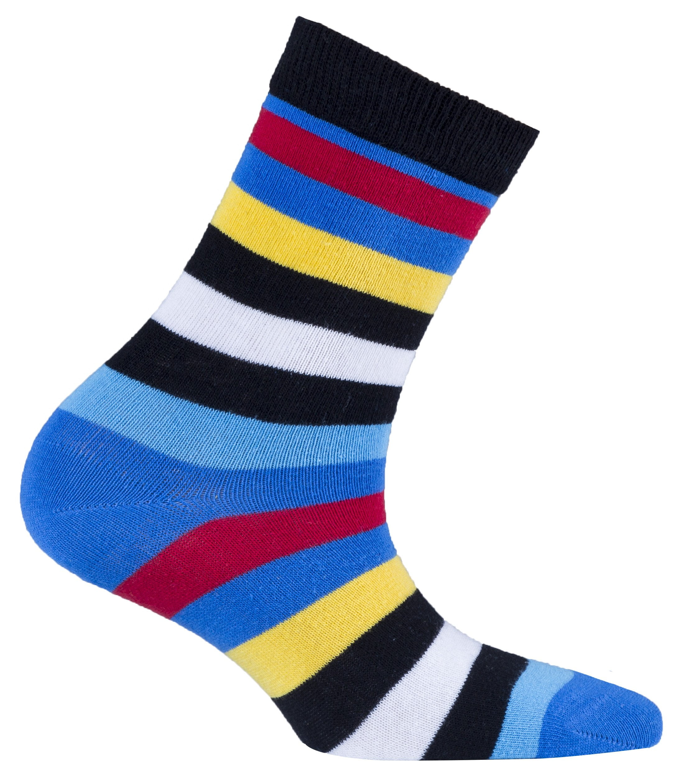 Blue Rainbow Stripe Socks - Walmart.com