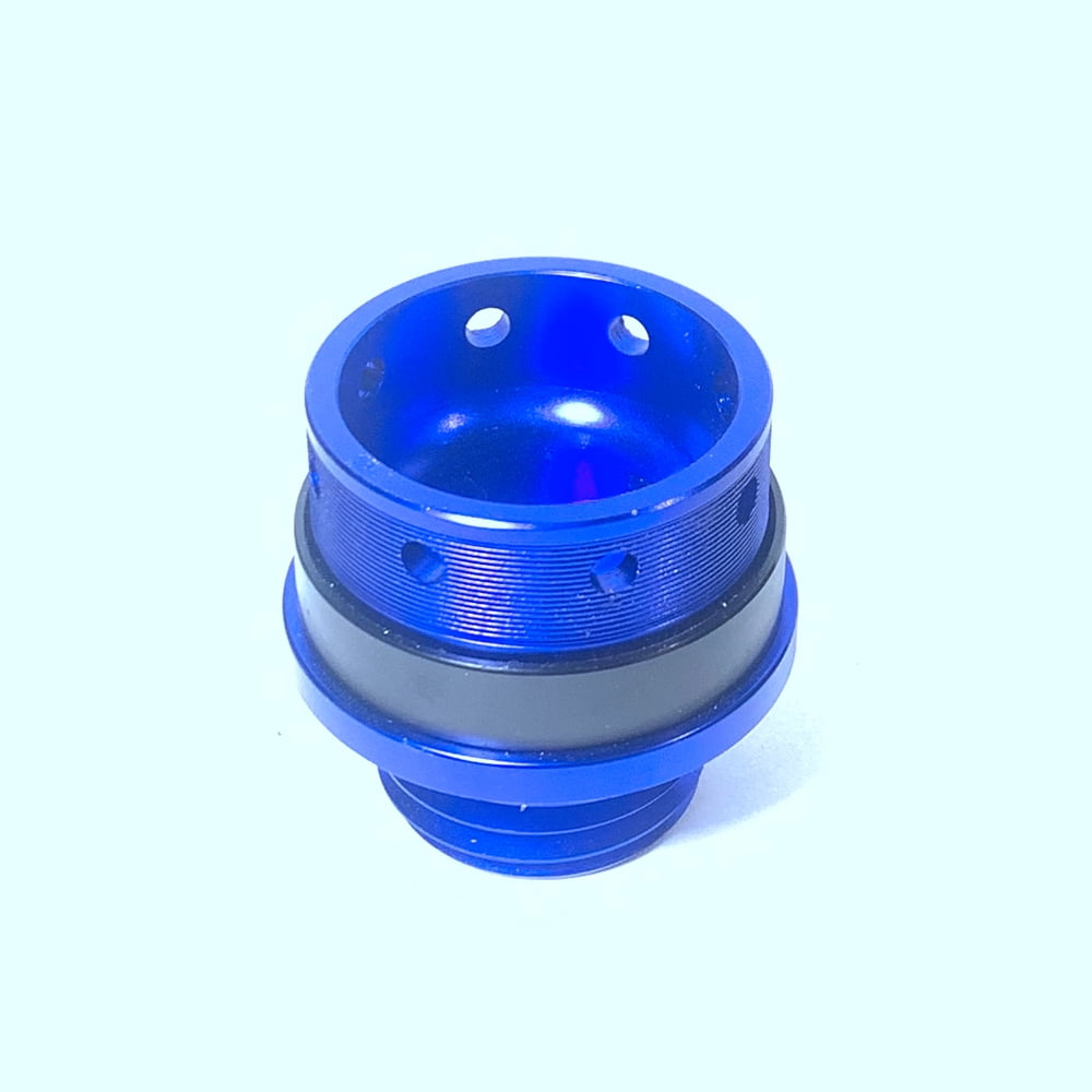 Blue-Ralliart Aluminum Engine Oil Filler Cap, Precious Oil Cap for ...