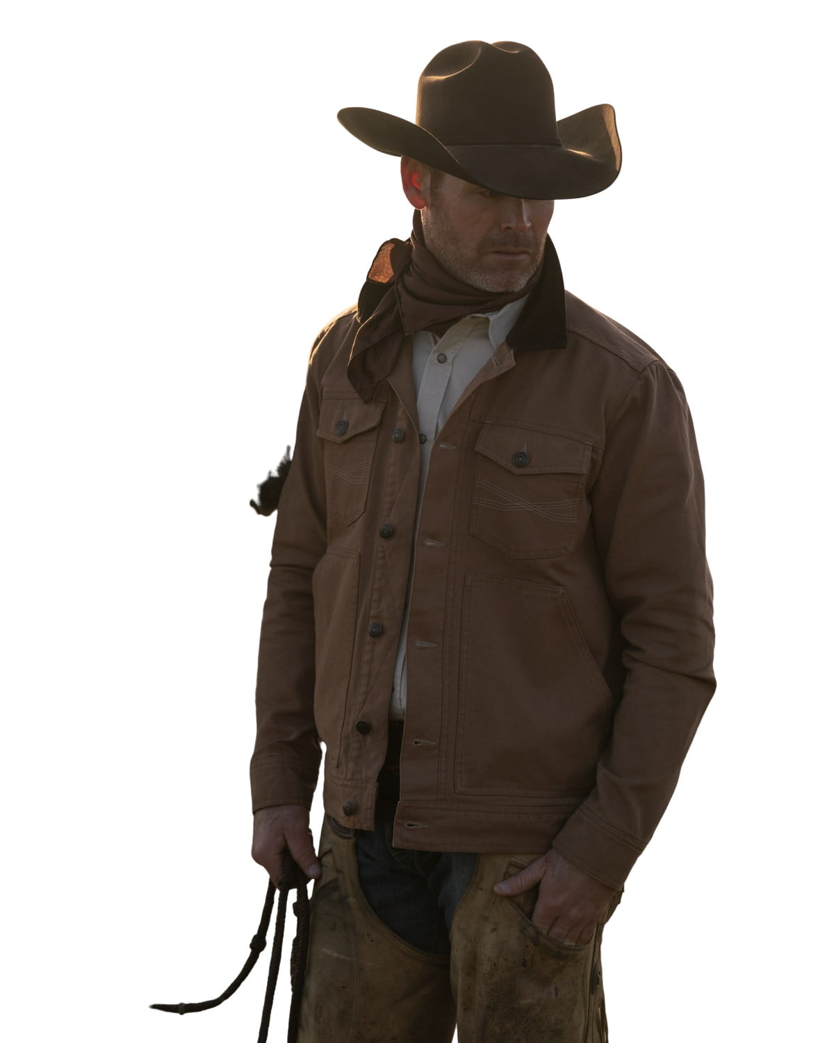 Blue Ranchwear Men's Copper Duck Canvas Button-Front Trucker Rust ...