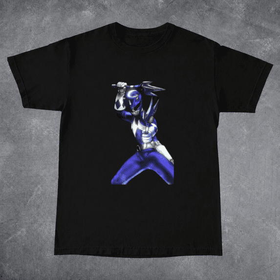 Blue Ranger Classic Mighty Morphin Saban Pop Culture Gift Unisex T ...