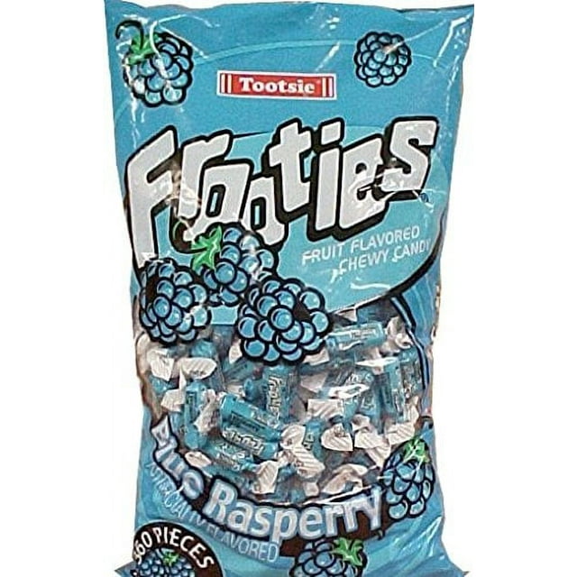 Tootsie Roll Blue Raspberry Frooties - 360 Piece Chewy Candy, 38.8 oz ...