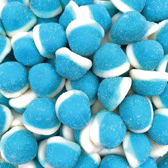 Blue Raspberry Gummy Puffs, It's a Boy Baby Shower Candy (1 Pound Bag ...