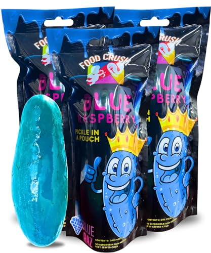 Blue Raspberry Pickle In A Pouch-3 Blue Raz Pickles by - Walmart.com