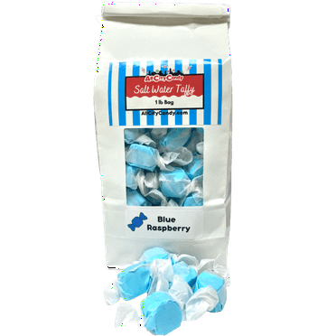 Bulk Blue Salt Water Taffy - Sweet Flavored Candies - 193 Pieces ...