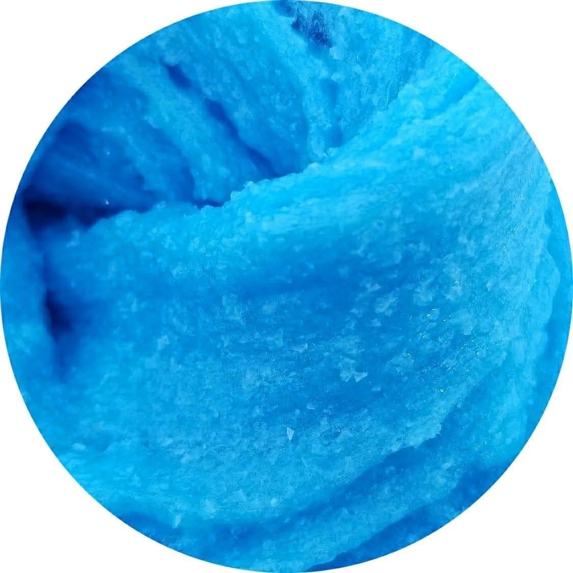 Blue Raspberry Slushy Handmade Scented Snowfizz Crunchy Slime – Vibrant ...