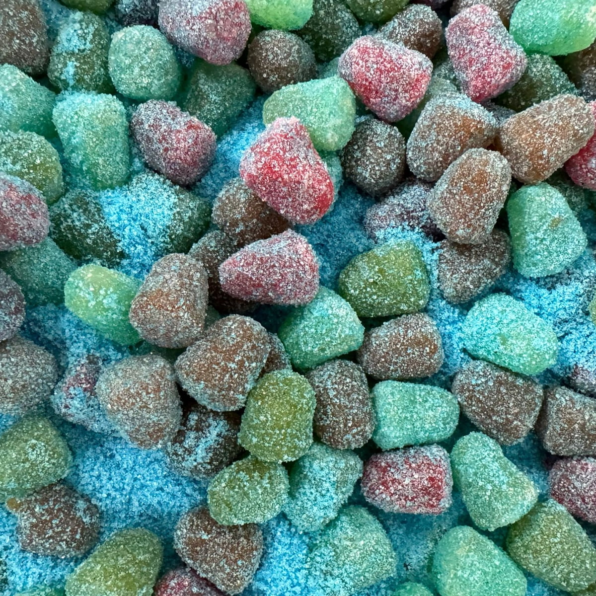 Blue Raspberry Sour Drops Candy | Extremely Sour Chewy Candy | Viral ...