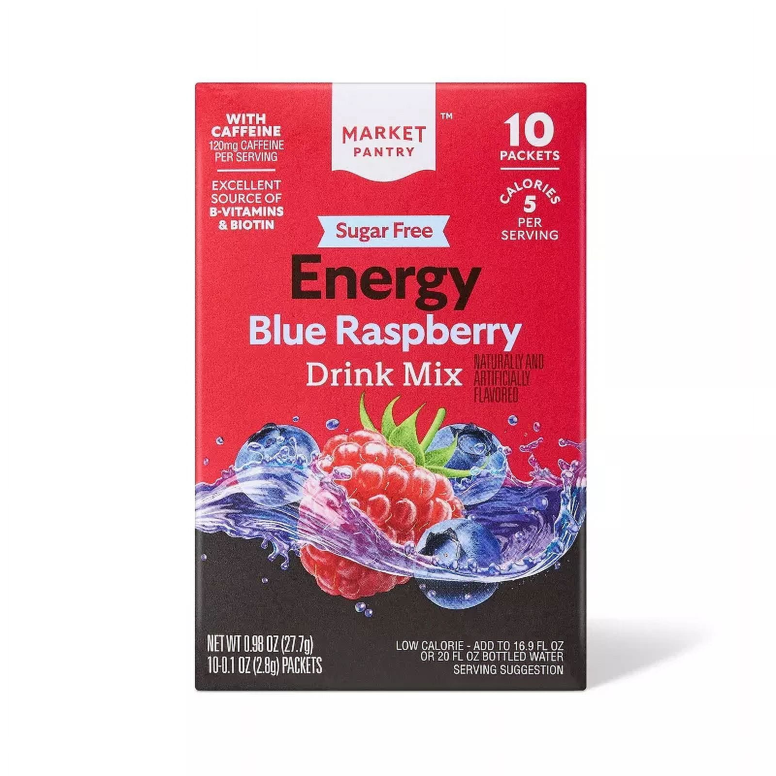 Blue Raspberry Sugar-Free Drink Mix 10ct (Pack of 4) - Walmart.com