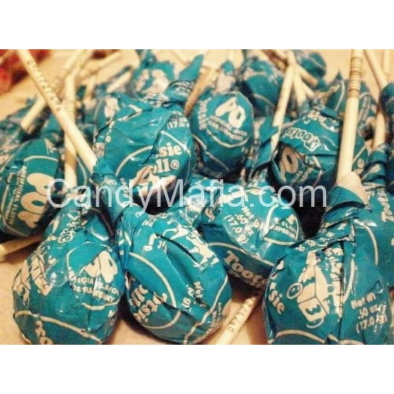 Blueberry Tootsie Roll Pops