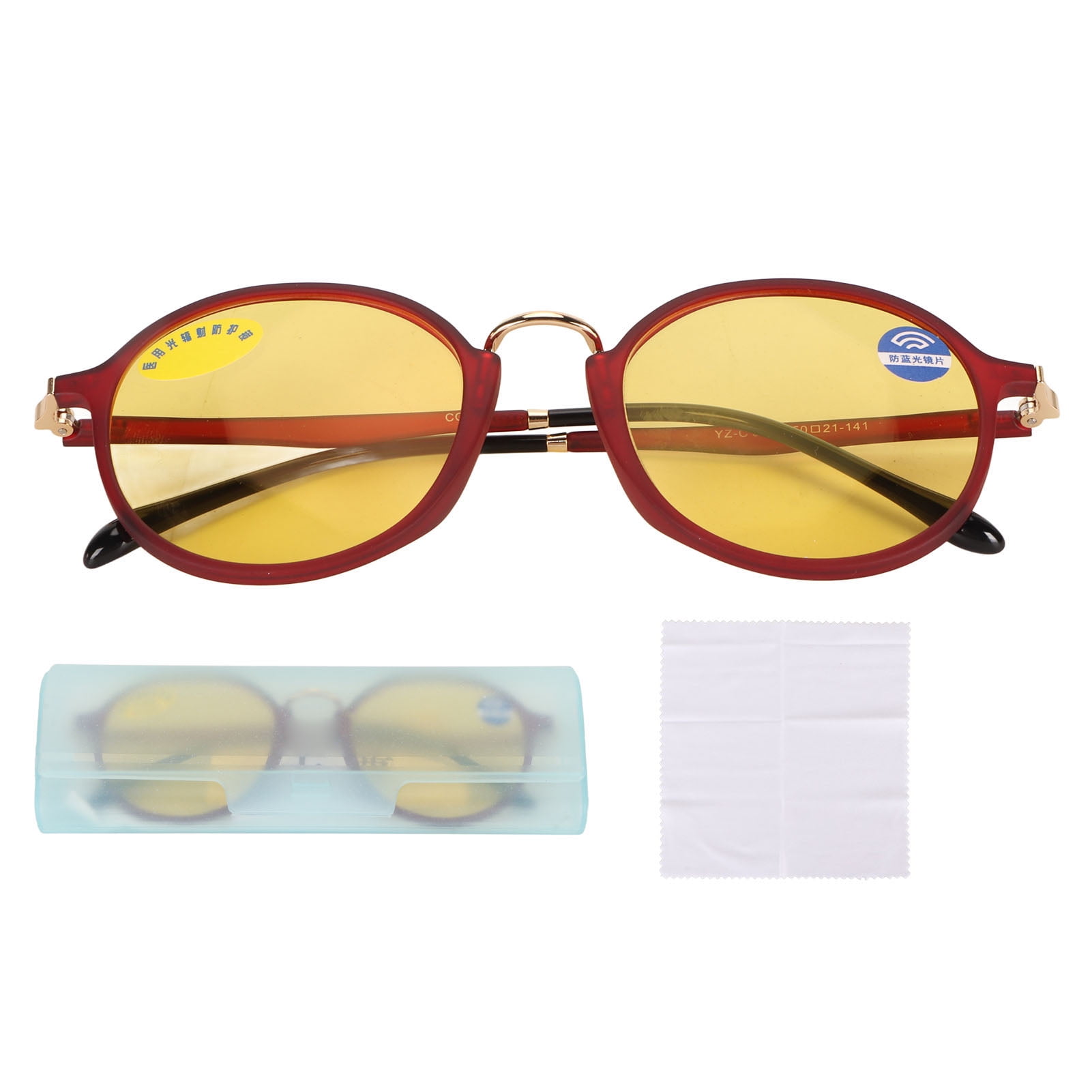 Blue Ray Blocking Glasses Yellow Lens Reduce Migraine Eye Strain ...