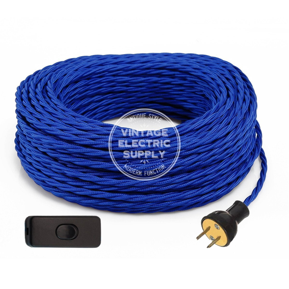 Blue Rayon Twisted Re-Wire Kit with Switch - Walmart.com