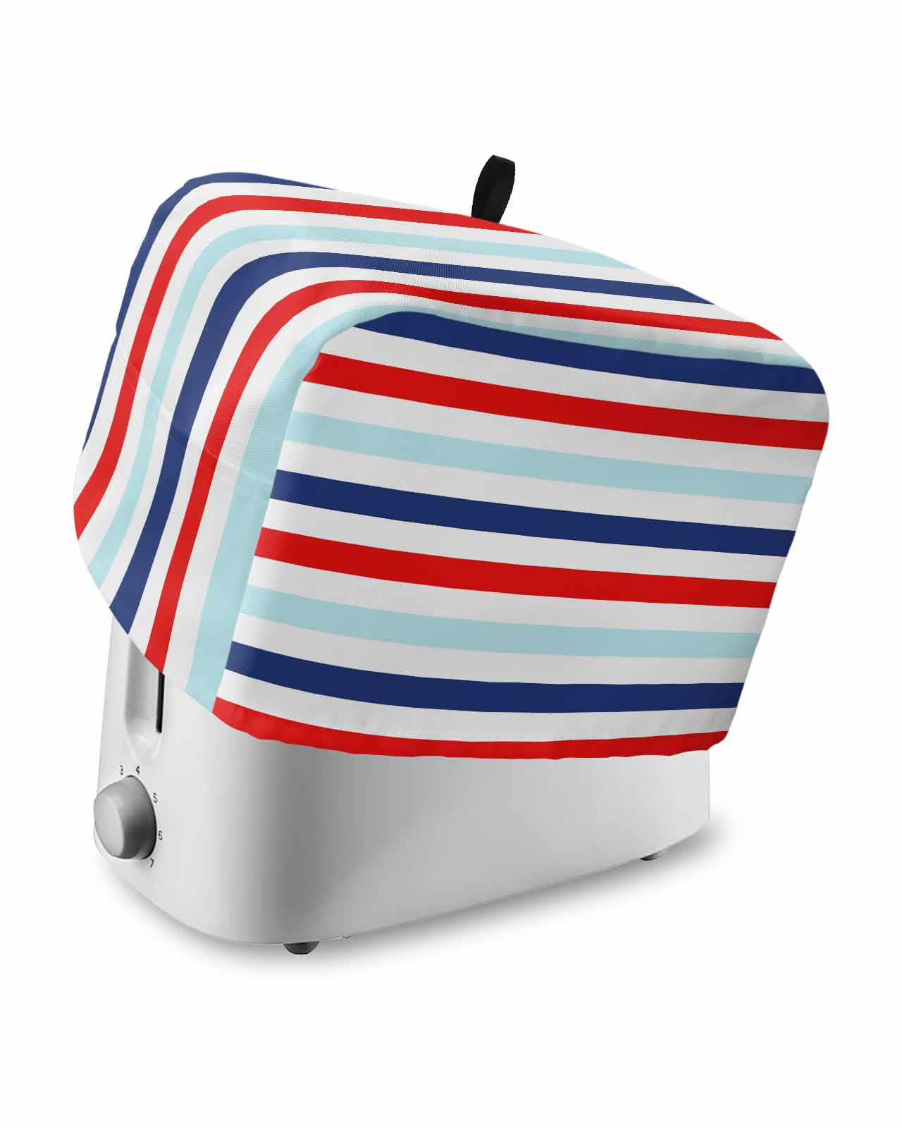 Blue Red Striped Toaster Cover 2 Slice, Small Kitchen Appliance Covers ...