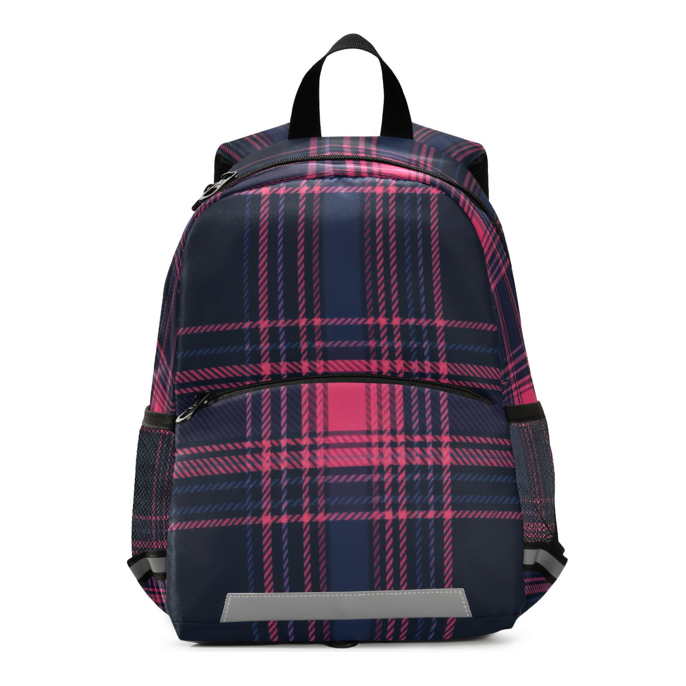 Blue Red Tartan Plaids Toddler Backpack Kids' Schoolbag Children Book ...