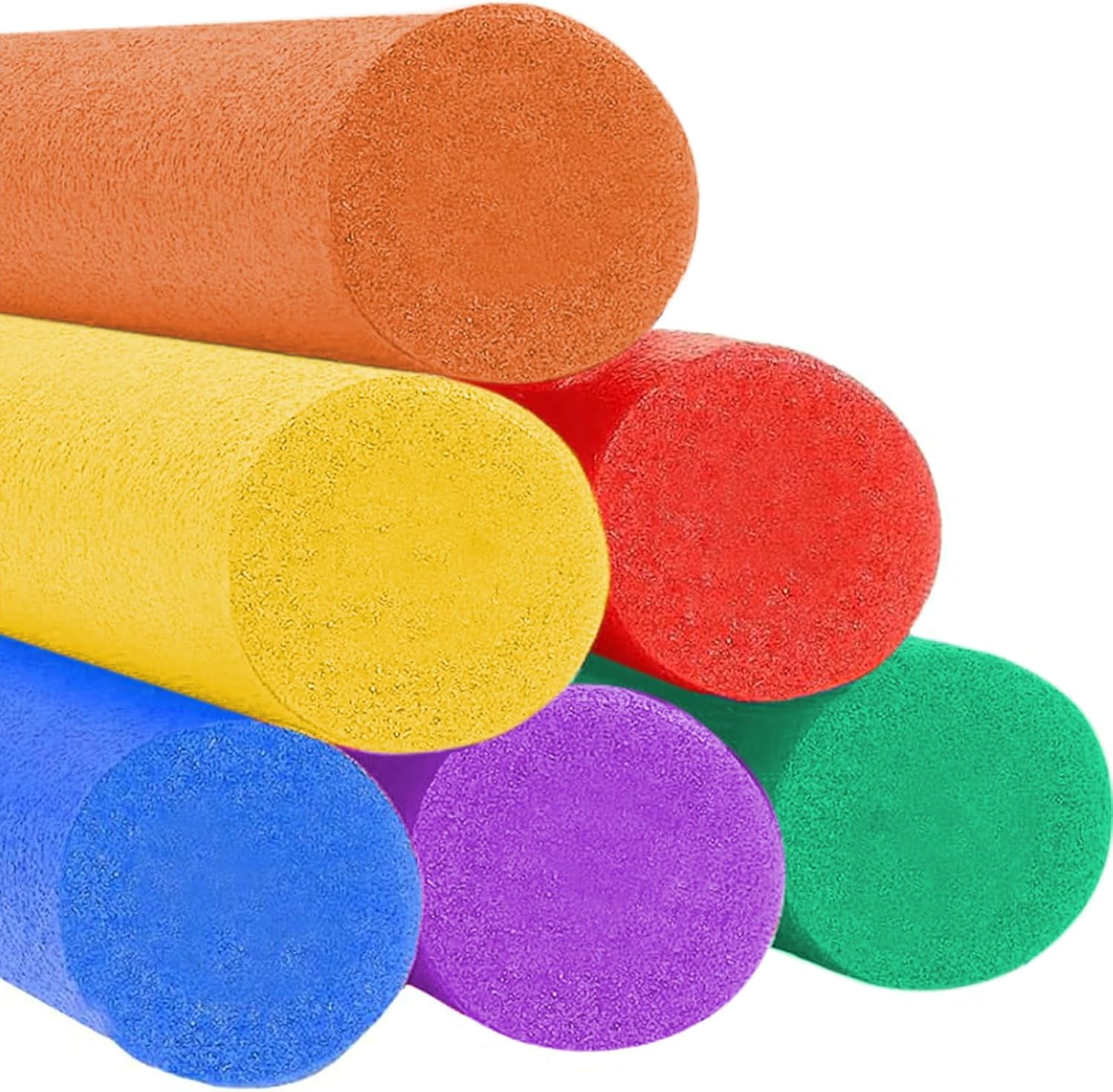 Blue Red Variety Pool Noodles Swimming Solid Core Foam Tube, Floating ...