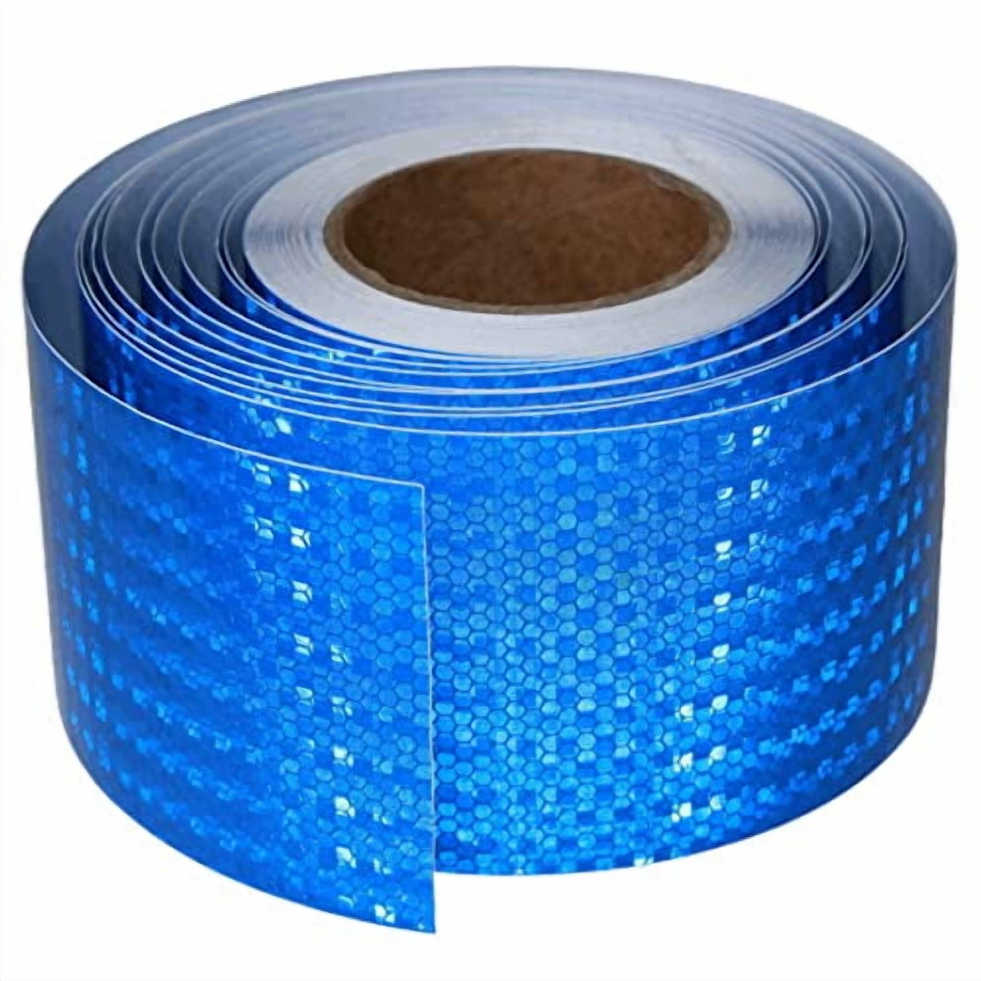 Blue Reflective Tape 4 inch, Outdoor Waterproof High Visibility Warning ...