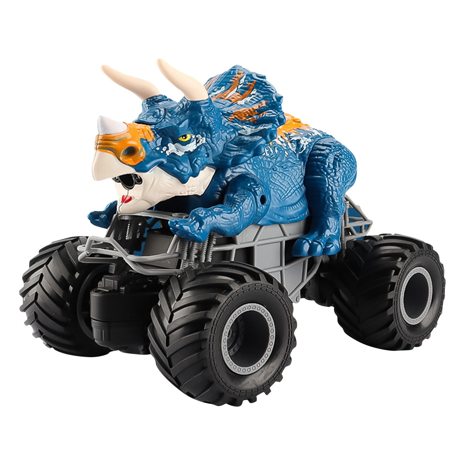 Blue Remote Control Dinosaur Car With Spray Function 4Wd All Terrain ...