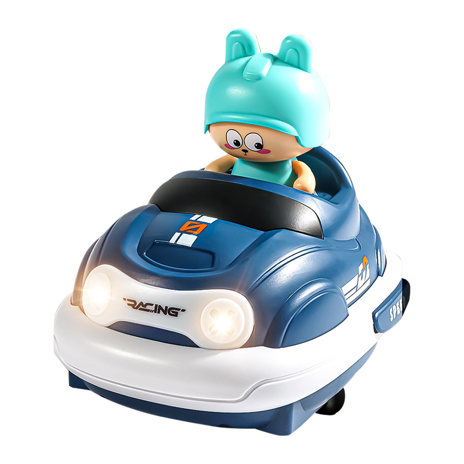 Blue Remote Control Kart For Kids Bumper Car Drift Racing Toy With ...