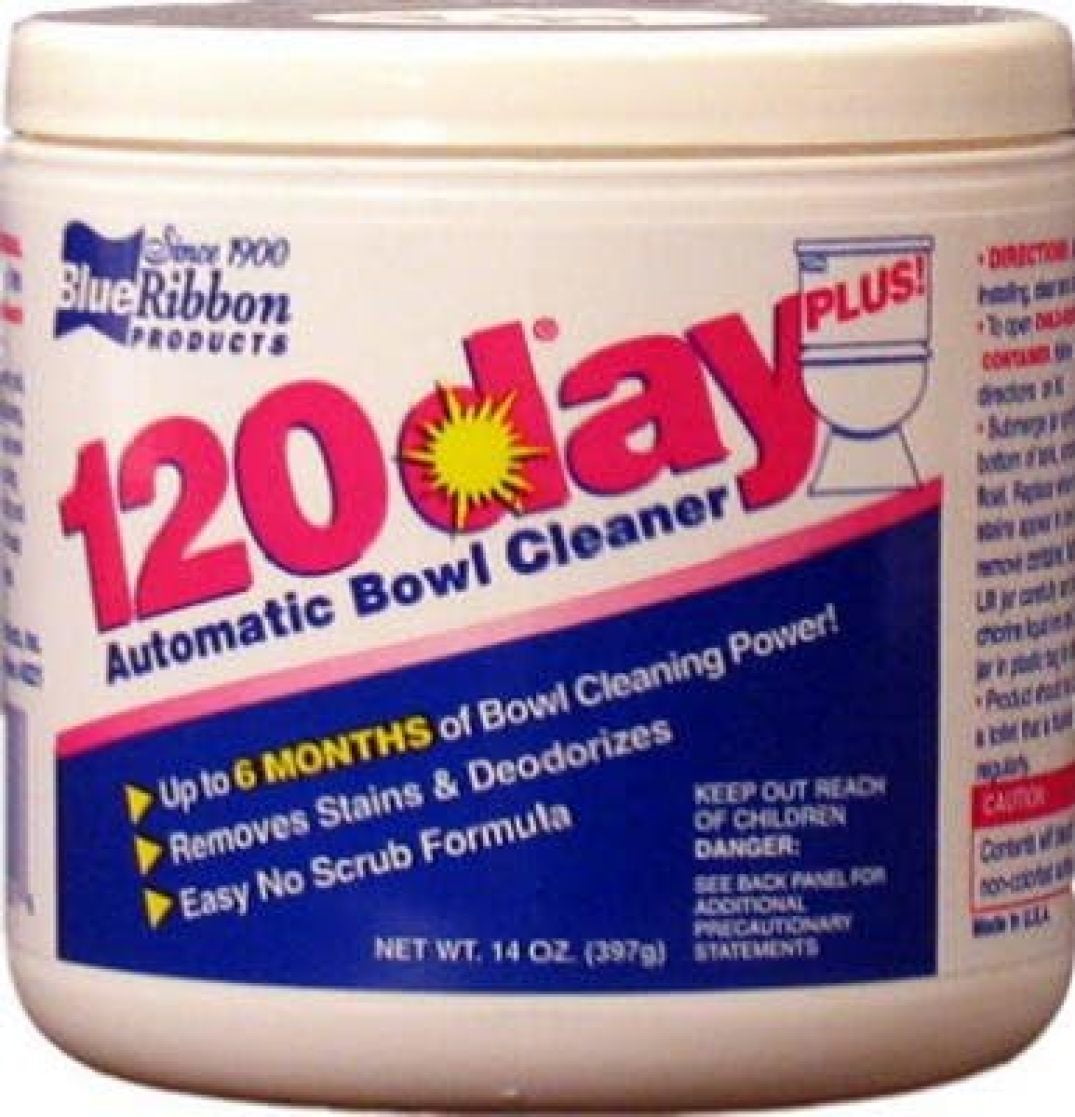 Blue Ribbon 120 Day Clean Scent Automatic Toilet Bowl Cleaner 14 oz ...