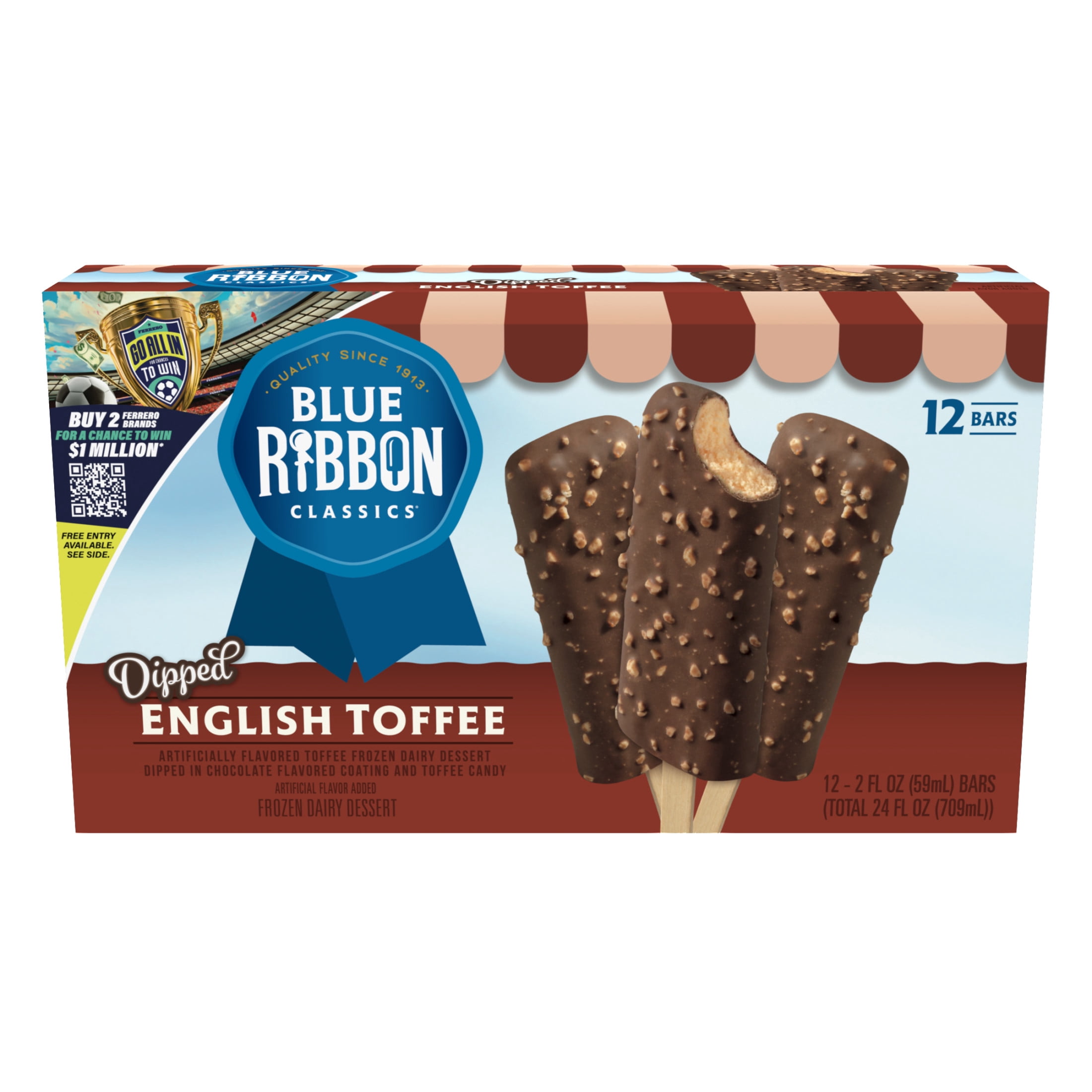 Blue Ribbon Classics English Toffee Coated With Chocolate Flavor and ...