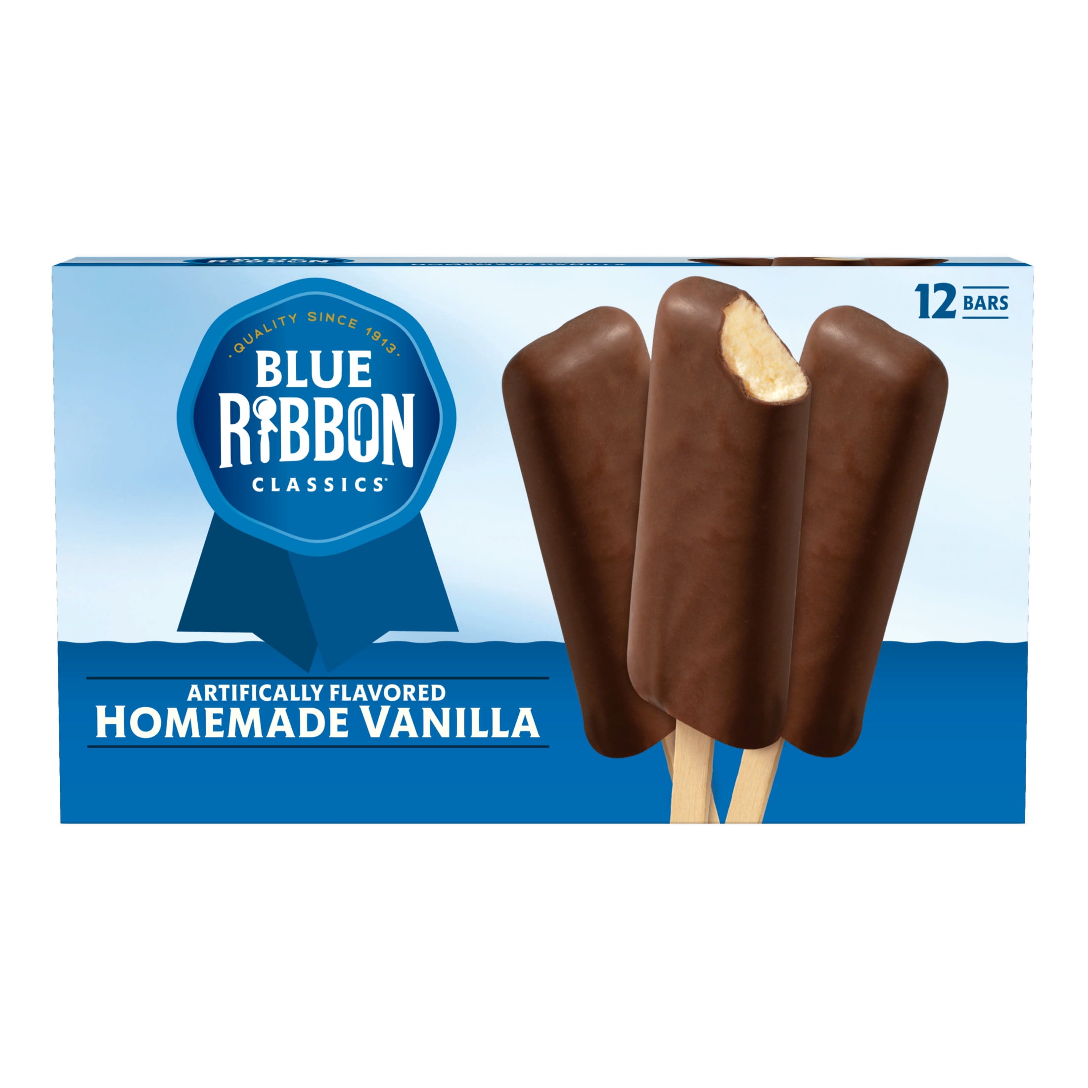 Blue Ribbon Classics Homemade Vanilla Bar Coated in Chocolate Flavored ...