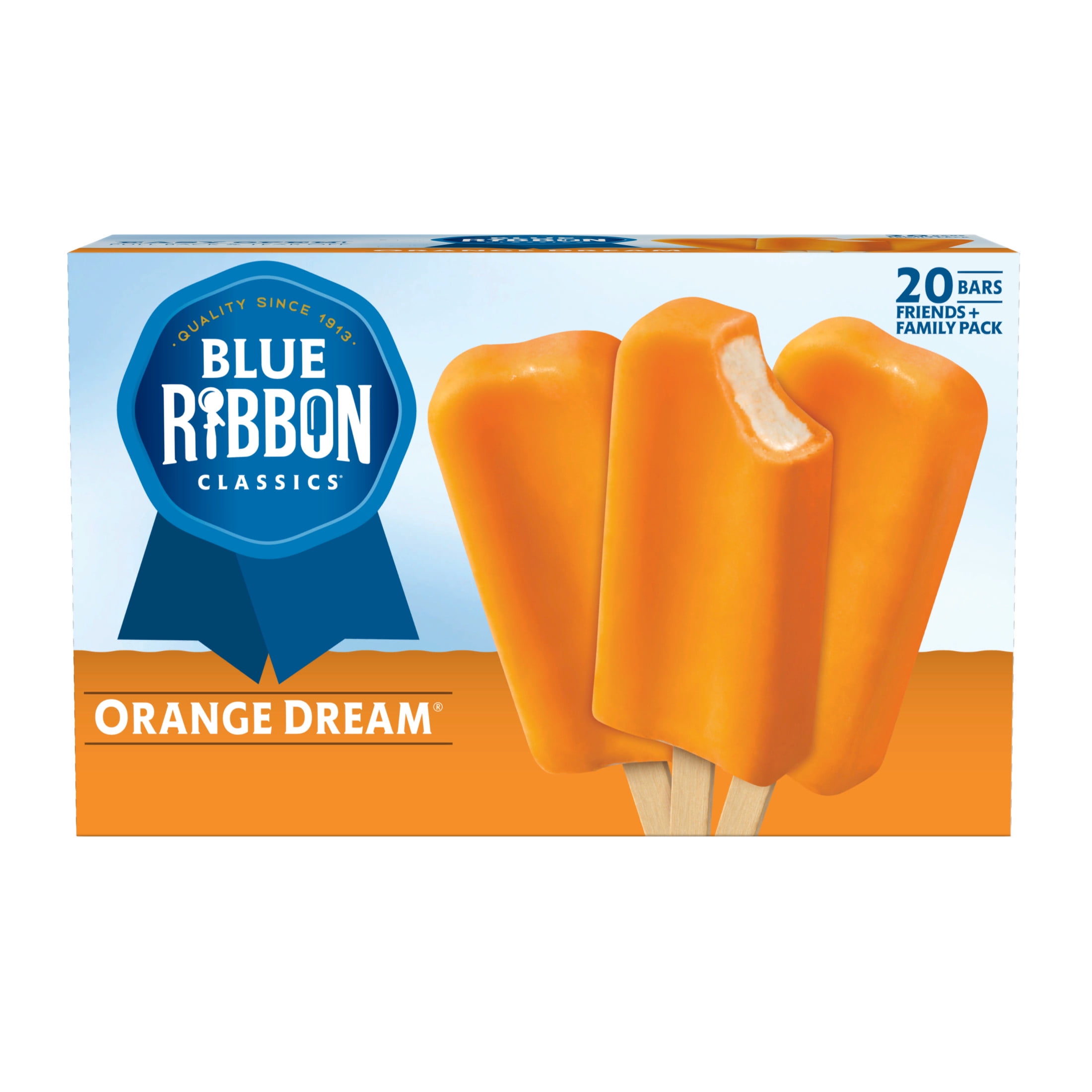 Blue Ribbon Classics Orange Dream Frozen Dessert Treat Bar, 45 fl oz ...