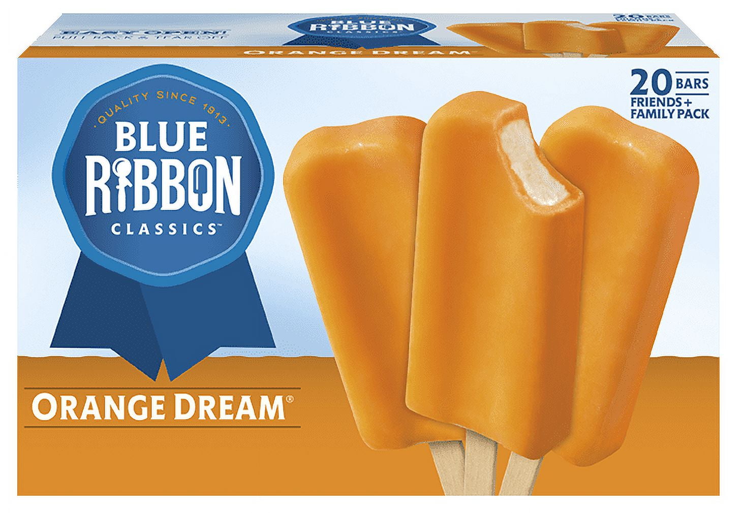 Blue Ribbon Classics Orange Dream Frozen Dessert Treat Bar, 45 fl oz ...