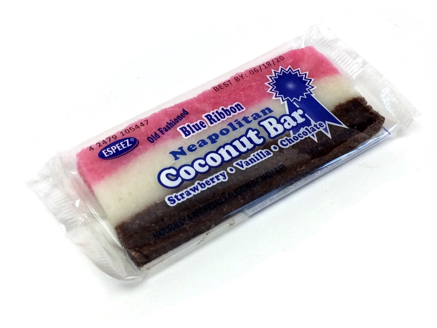 Blue Ribbon Dairy Chocolate Neapolitan Coconut Bar, 2.25 oz - Walmart.com