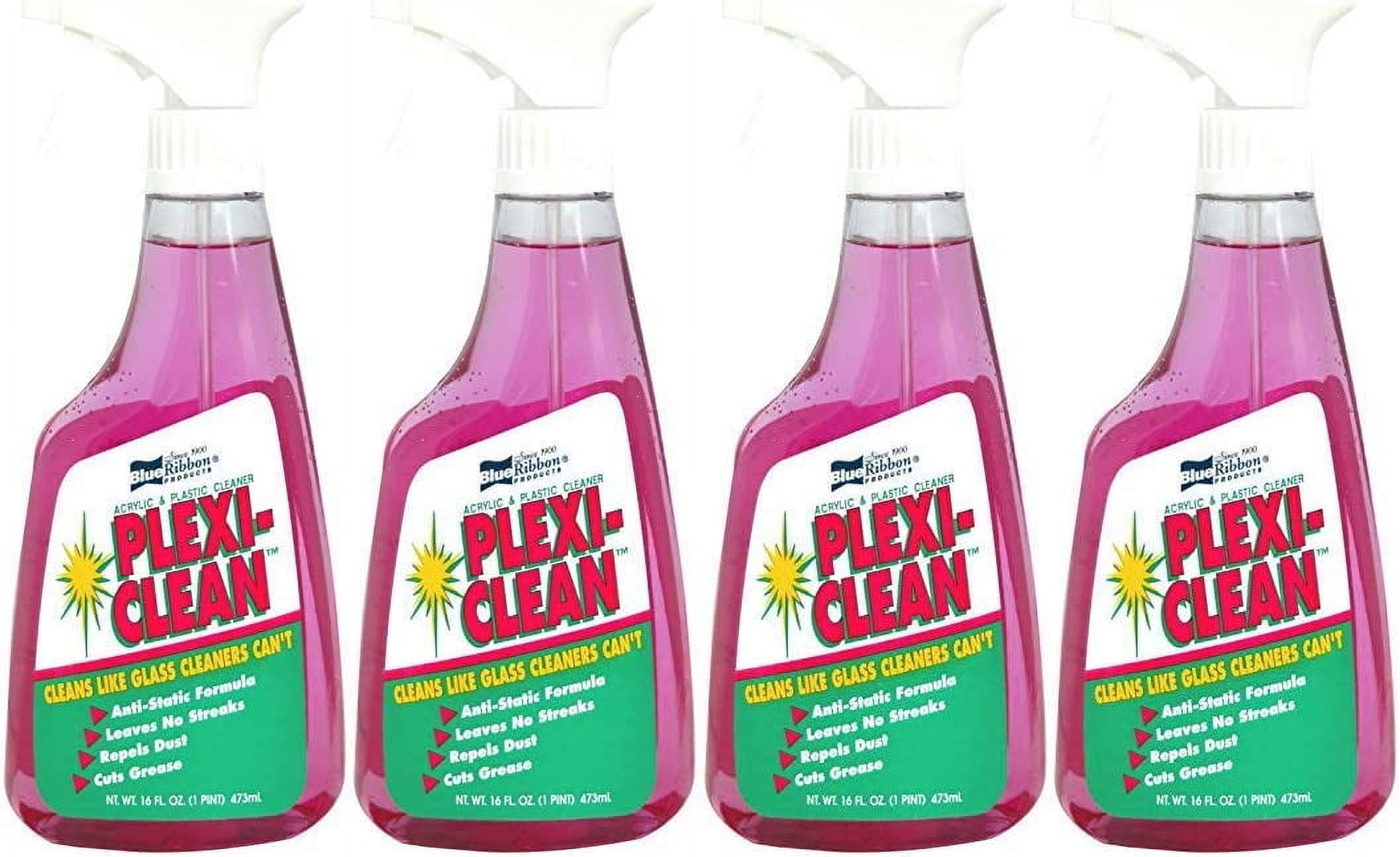 Blue Ribbon Plexi-Clean Acrylic and Plastic Cleaner, 16 fl. oz. (Fоur ...