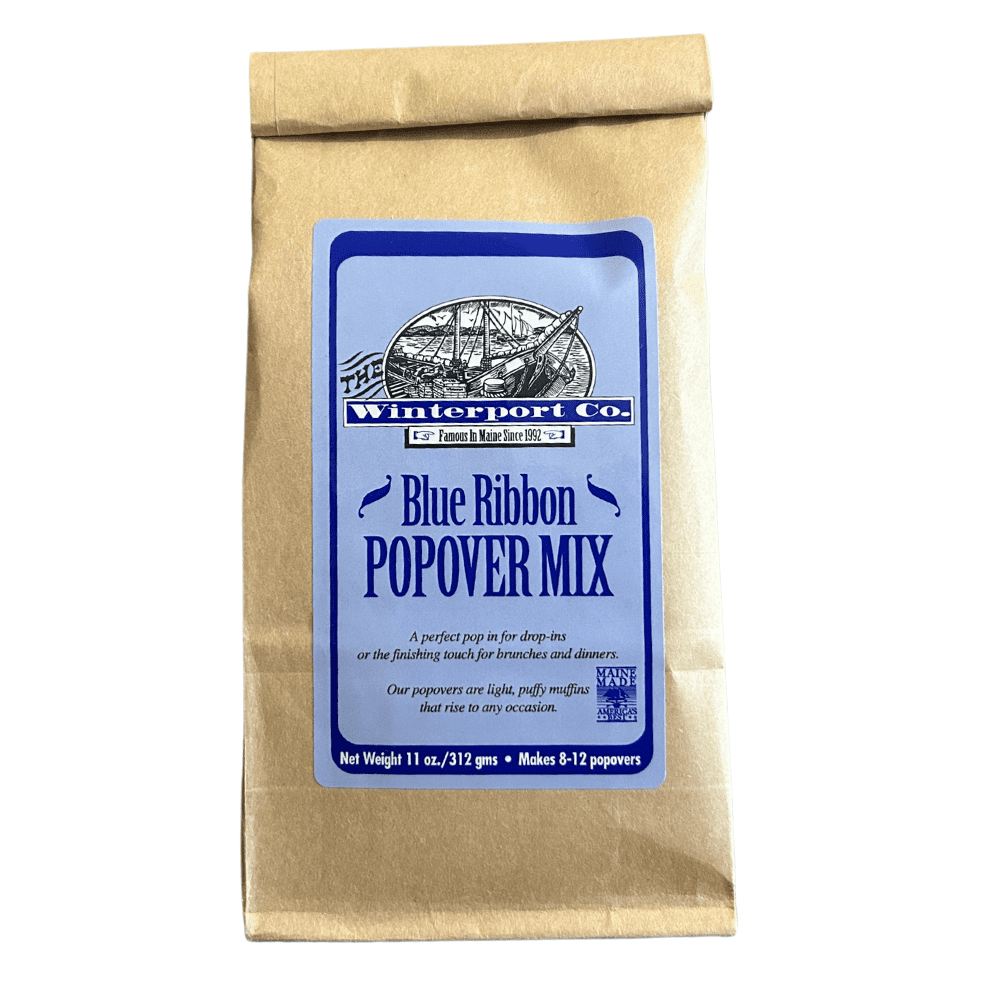 Blue Ribbon Popover Mix, 11oz, All Natural, Made in Maine By Winterport ...