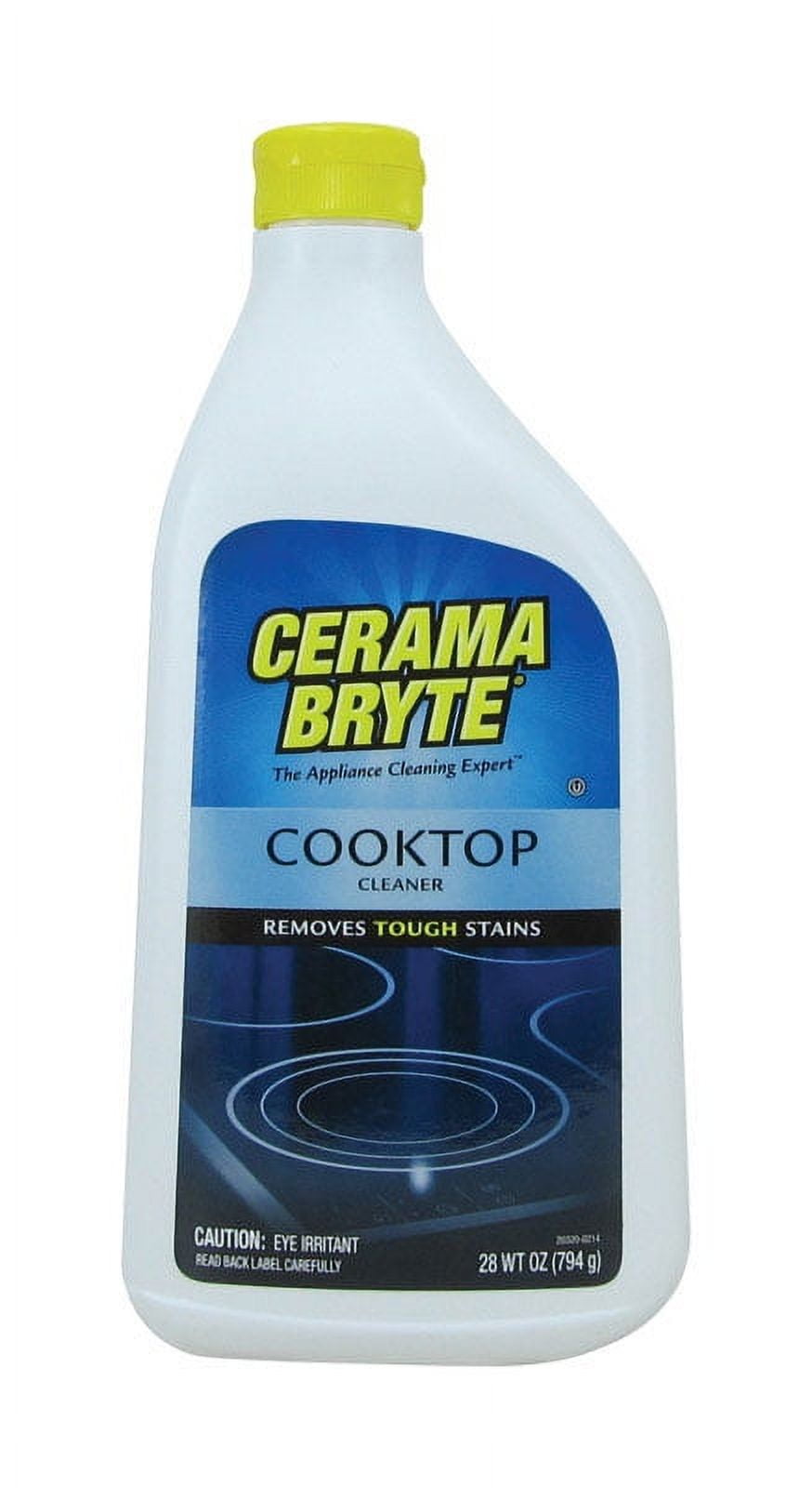 Cerama Bryte 28-oz. Glass Ceramic Cooktop Cleaner, Non-toxic, Lemon ...