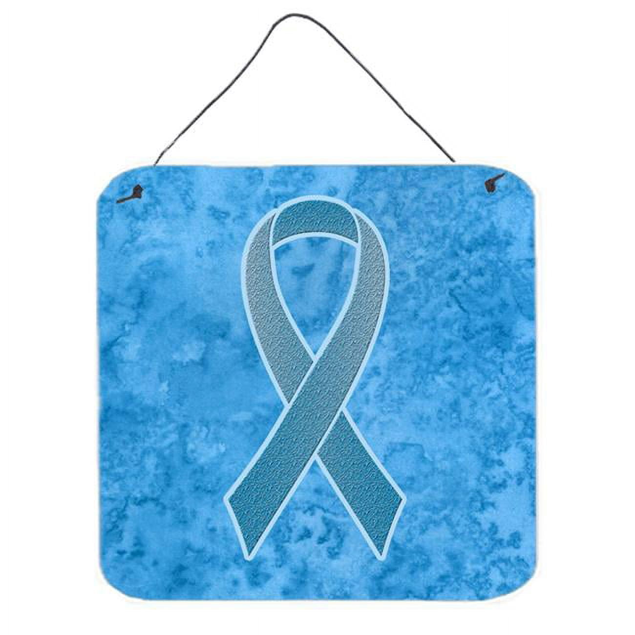 Blue Ribbon for Prostate Cancer Awareness Aluminium Metal Wall or Door ...