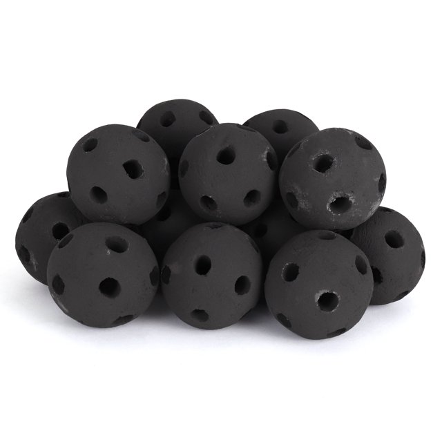 Blue Ridge Brand Ceramic Fire Balls - Hollow Lava Rock for Fire Pits ...