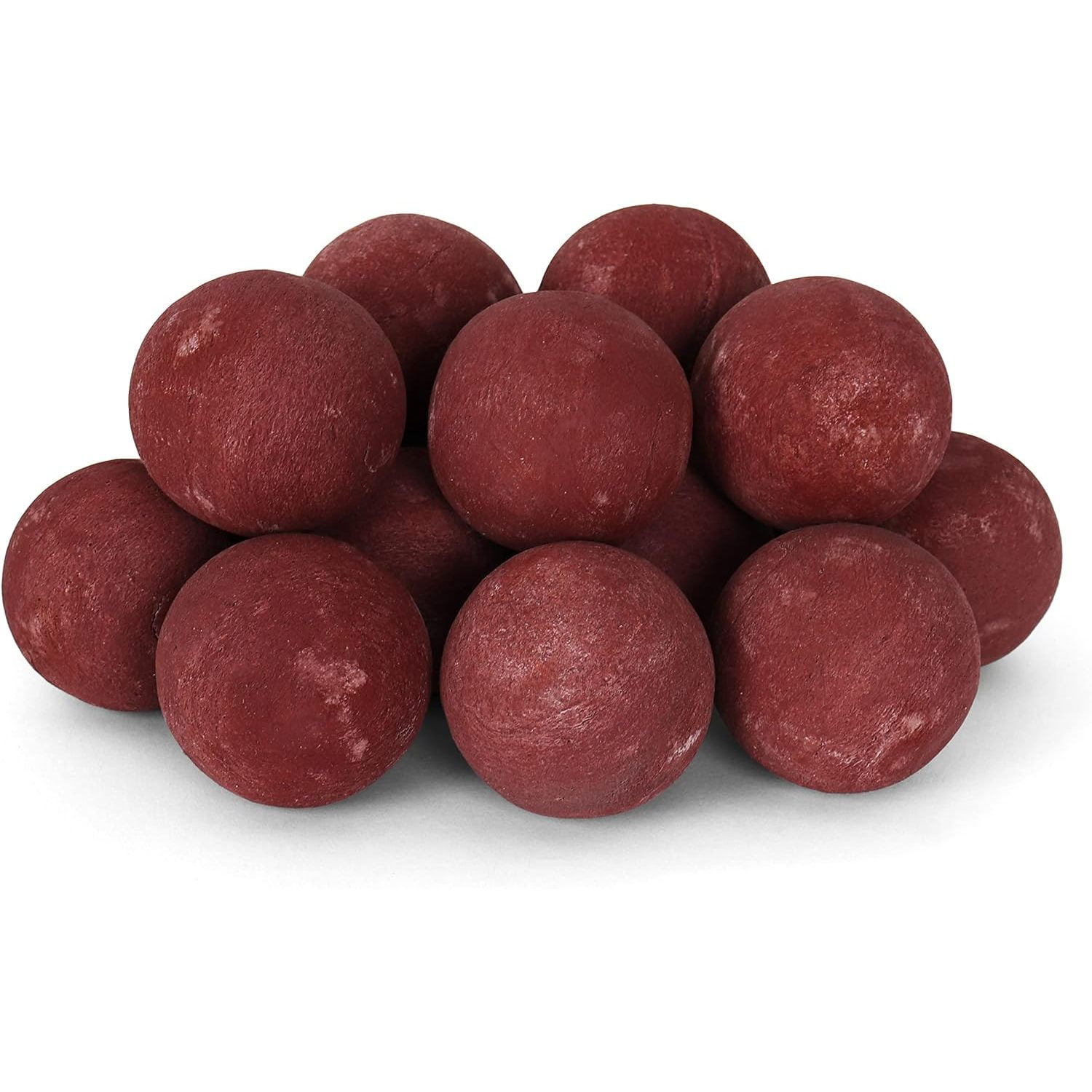 Blue Ridge Brand Ceramic Fire Balls - Uniform 3" Lava Rock for Fire ...