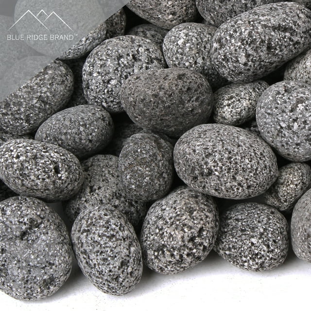 Blue Ridge Brand Lava Rock - Black/Gray Lava Pebbles - Volcanic Rock ...