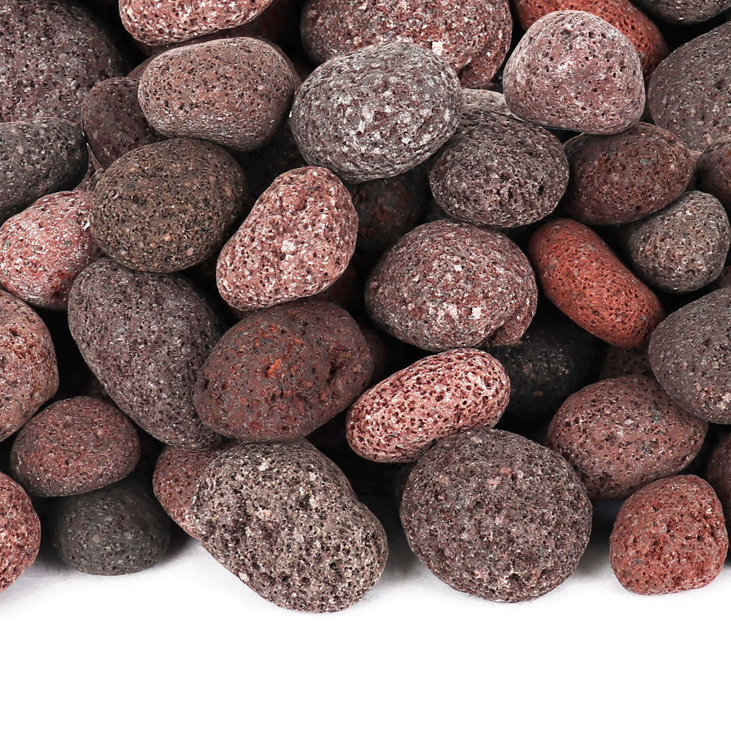 Blue Ridge Brand Lava Rock - Tumbled Lava Stones - Red Lava Pebbles ...