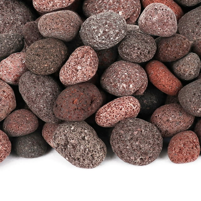 Blue Ridge Brand Lava Rock - Tumbled Lava Stones - Red Lava Pebbles ...