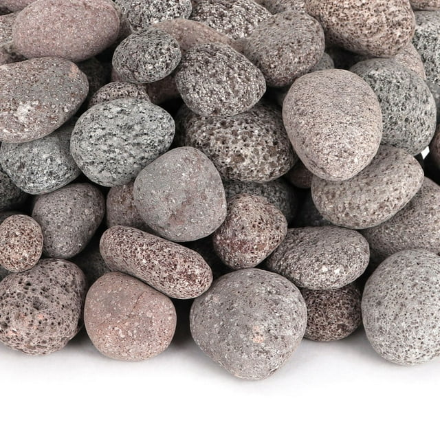 Blue Ridge Brand Lava Rock - Tumbled Lava Stones - Red Lava Pebbles ...