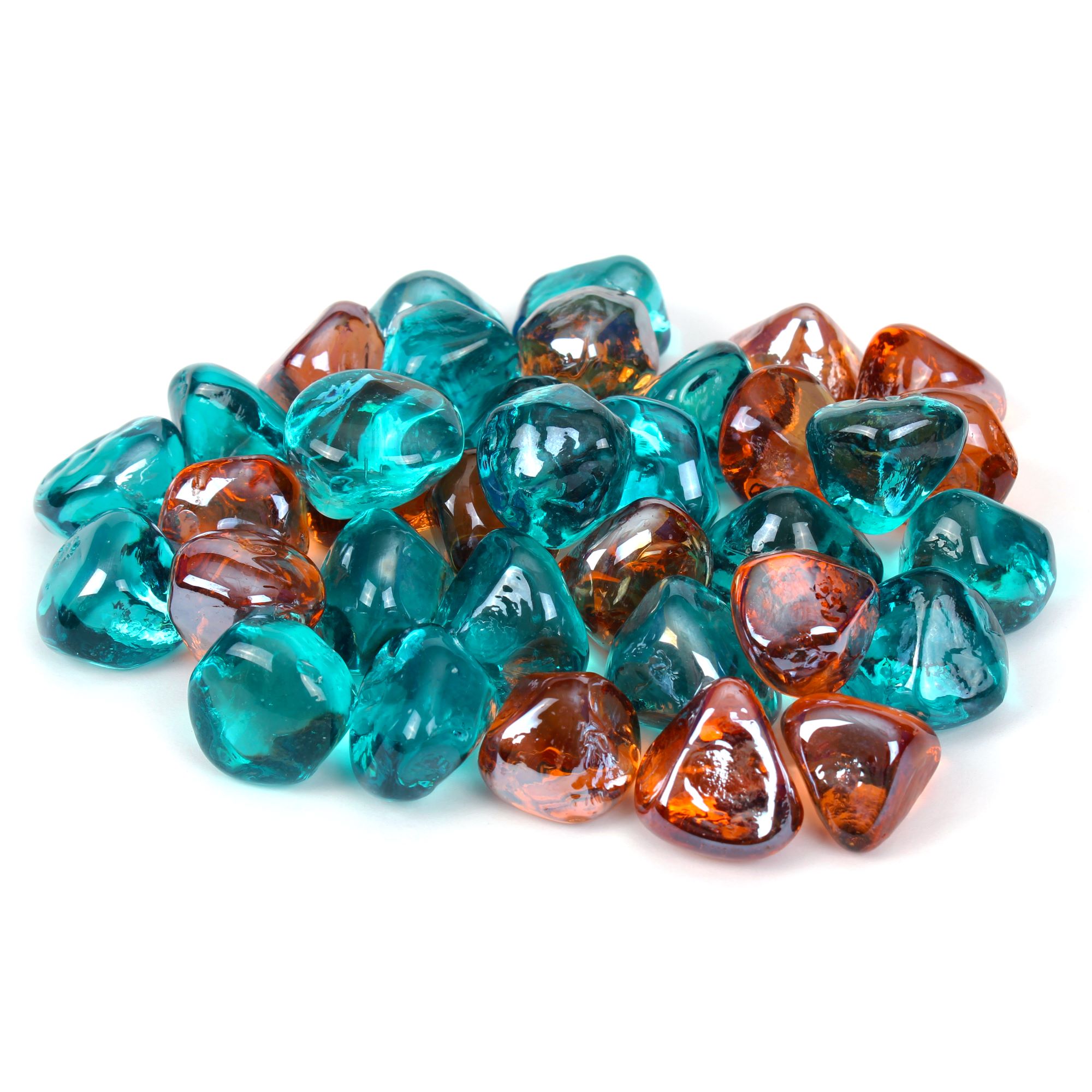 Blue Ridge Brand Reflective Fire Glass Diamonds - Professional Grade ...
