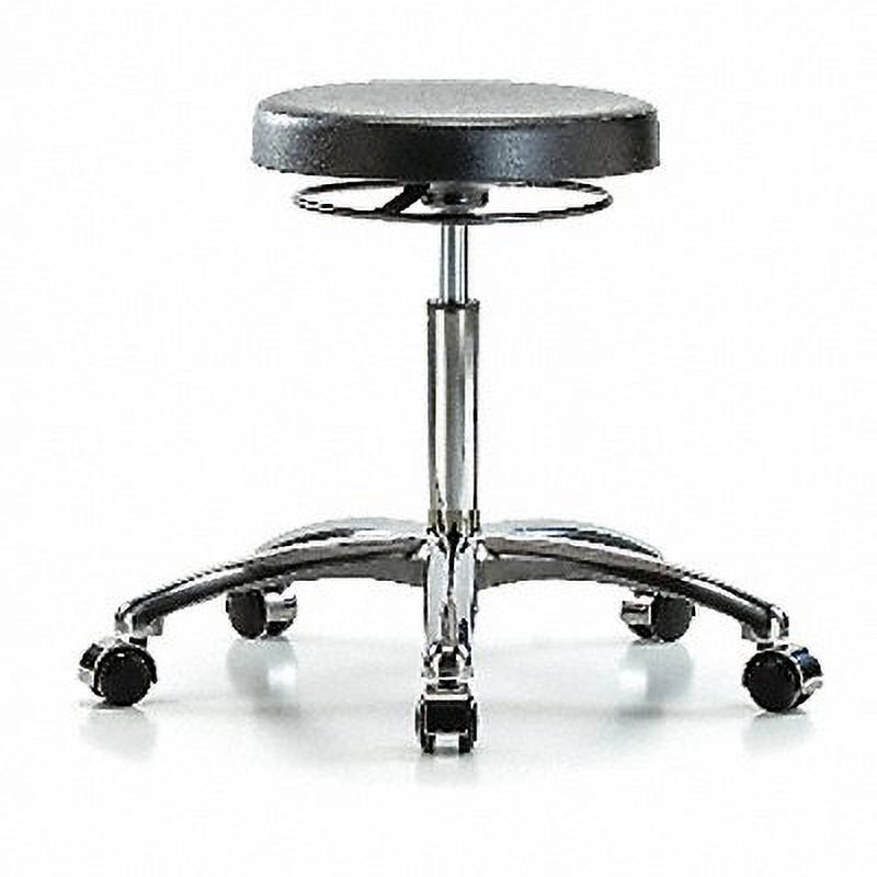 Blue Ridge Ergonomics Backless Pneumatic Stool,17" W BR-CLR-PMBSO-CR-NF ...